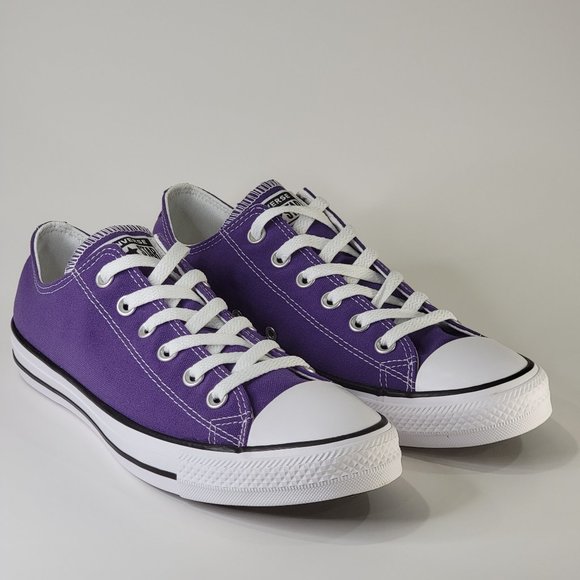 Converse | Shoes | Converse Ctas Low Top Electric Purple Sneakers Nwt ...